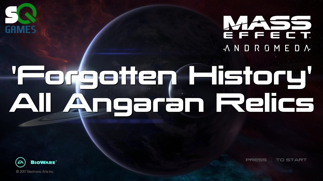 Mass Effect: Andromeda 'Forgotten History' all Angaran Hidden Artifacts ...