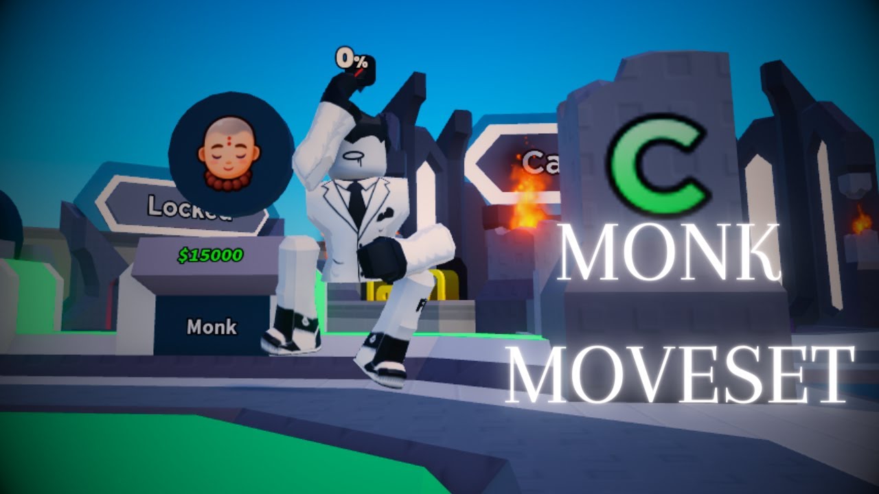 New C TIER MONK MOVESET is OVERPOWERED in Project Smash! - YouTube