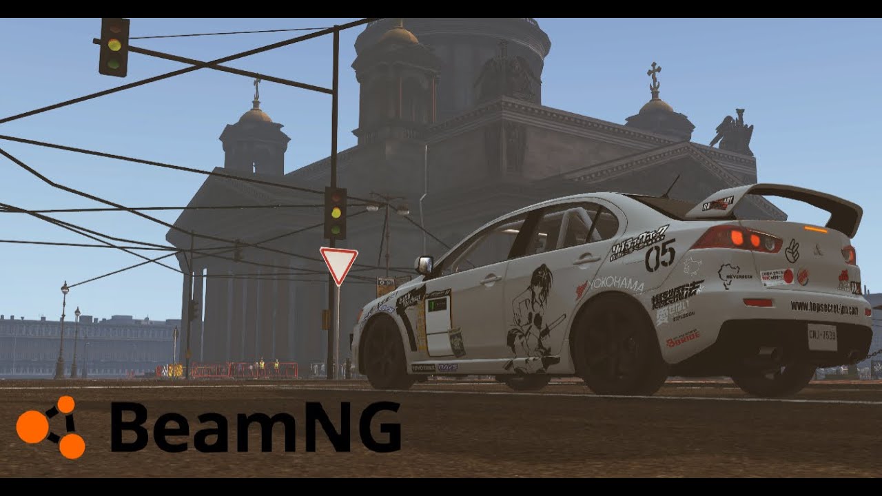 St. Petersburg map for BeamNG Drive | Gameplay video - YouTube