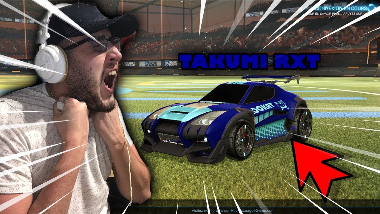 MA PREMIERE GAME AVEC LA TAKUMI RXT UNE CATASTROPHE (ROCKET LEAGUE ...