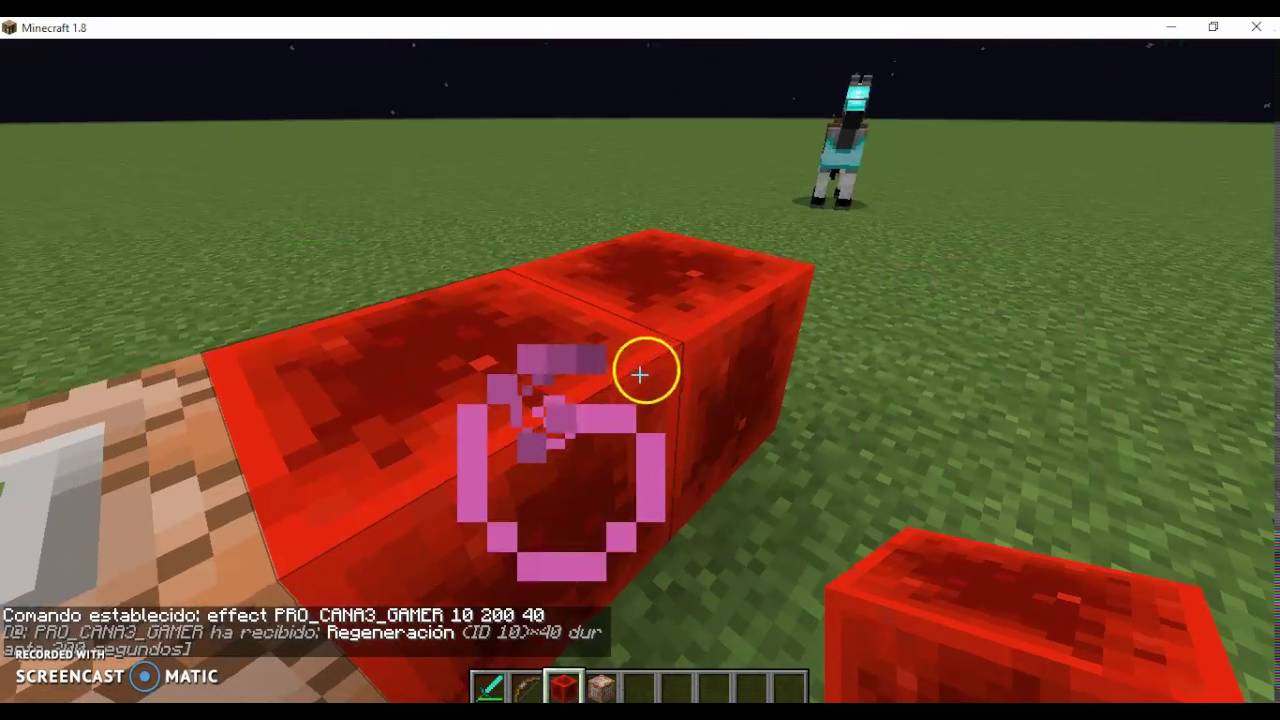 como tener regeneracion infinita en minecraft OMG - YouTube