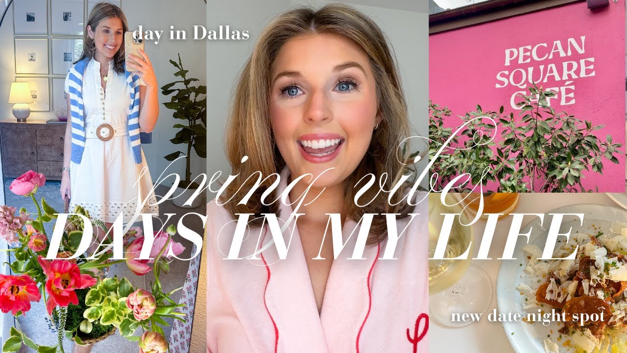 days in my life | BTS of influencing full-time, day trip to Dallas, & date night! - YouTube
