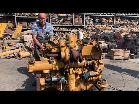 Caterpillar Engine 3176 for wheel Loader 966G - YouTube