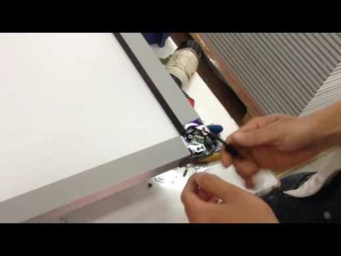 How to assemble infrared interactive whiteboard parts - YouTube
