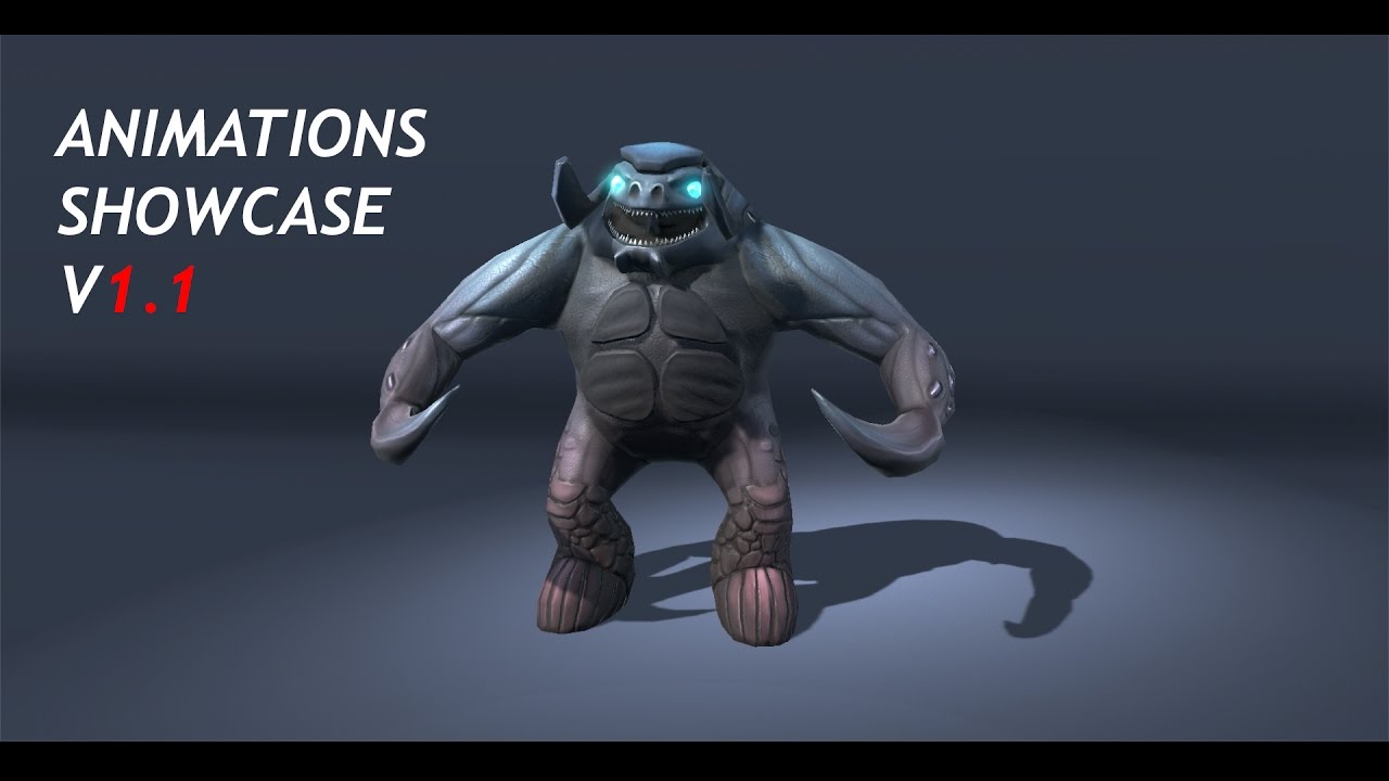 Boss Creature Animations Showcase v1.1 - YouTube