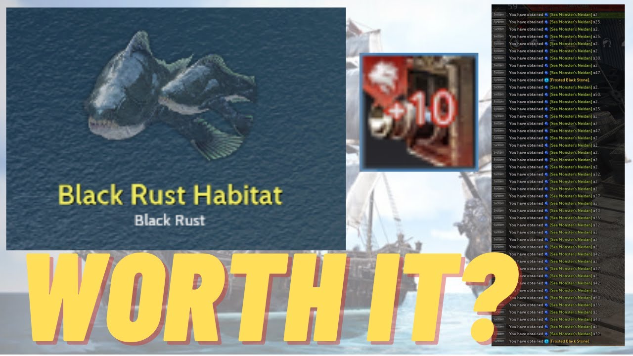 [BDO] Black Rust Habitat | Black Rust Hunting | +10 Valor Chiro's ...