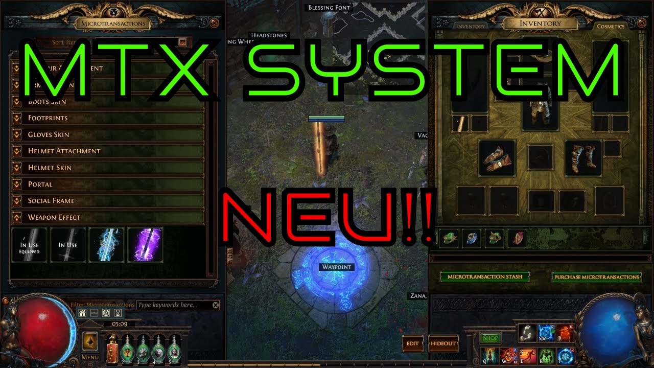 Das neue MTX System - Path of Exile 2.6.3 Legacy UND 3.0 Fall of Oriath ...