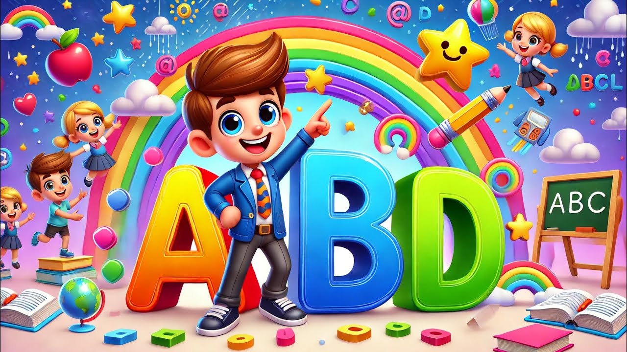 "ABCD for Kids | बच्चों के लिए A to Z Alphabet | Learn ABC with Fun ...
