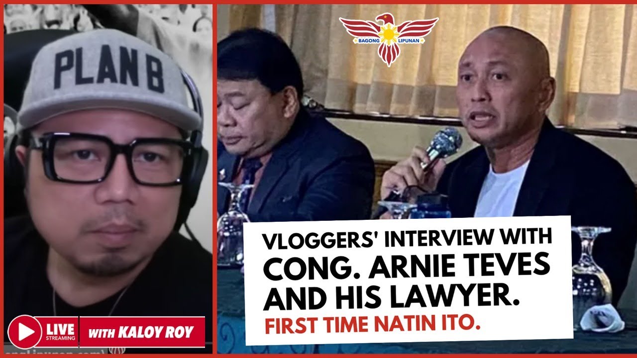 1ST VLOGGERS' INTERVIEW WITH CONG. ARNIE TEVES and HIS LAWYER - YouTube