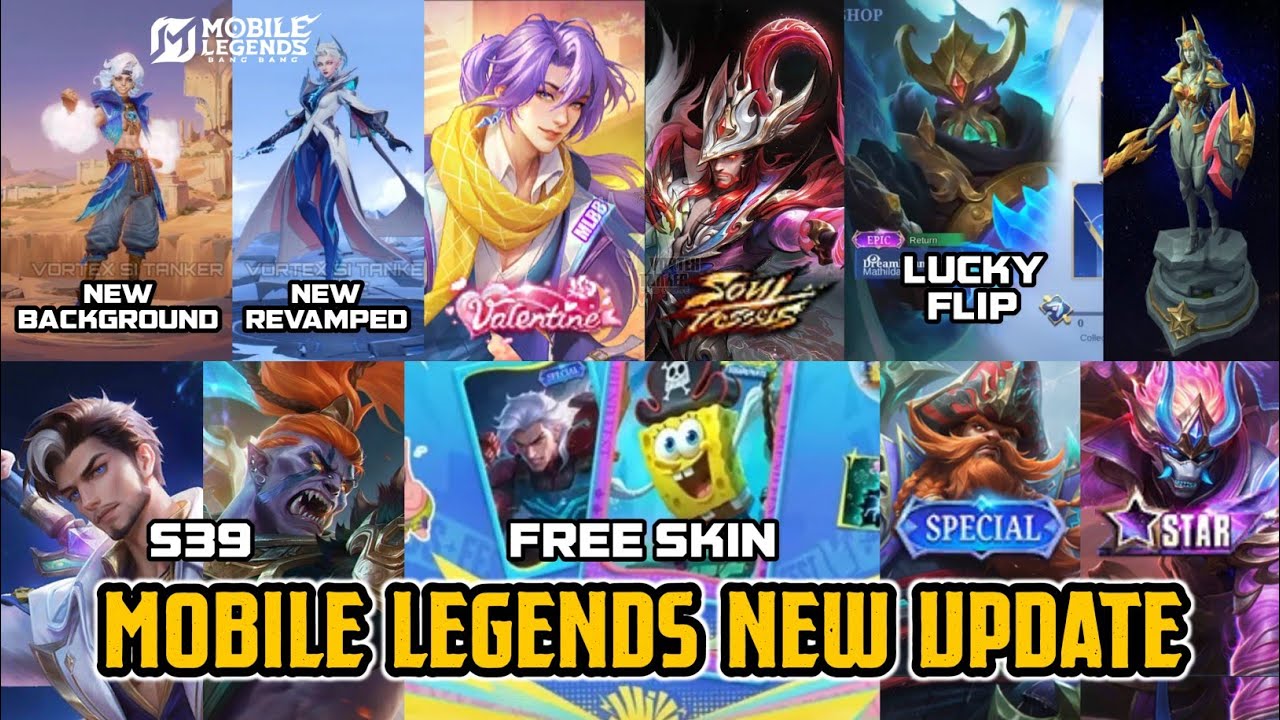 MLBB NEW UPDATE | NEW SKIN | NEW EVENT | NEW REVAMPED | NEW HERO | FREE ...