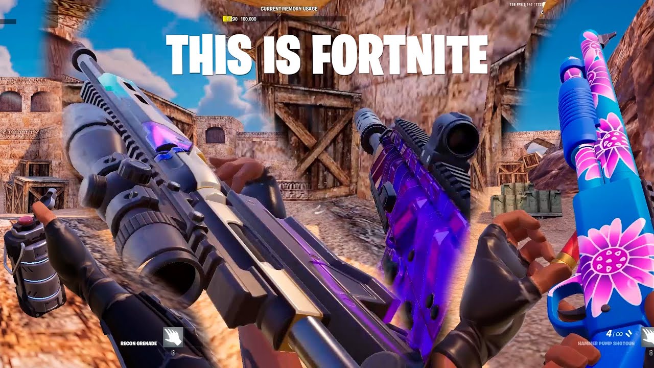 NEW FIRST PERSON WEAPONS UPDATE FORTNITE! BALLISTIC WEAPONS PREVIEW ...