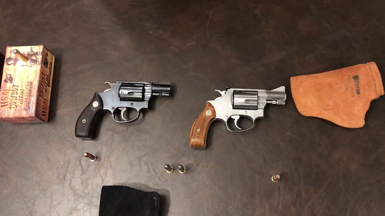 Smith and Wesson J Frame Model 60 + Model 36 38 Spl - YouTube