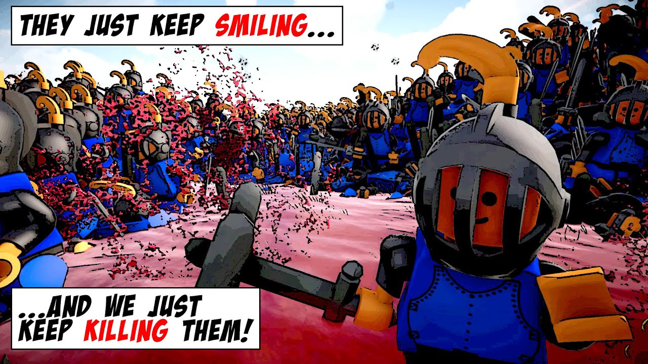 1 Million LEGO Knights v 18,000 LEGO Muskets | LEGO BATTLES | MODDED ...