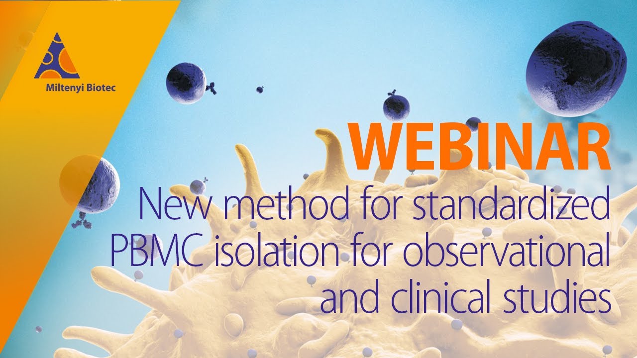 New method for standardized PBMC isolation for observational and ...