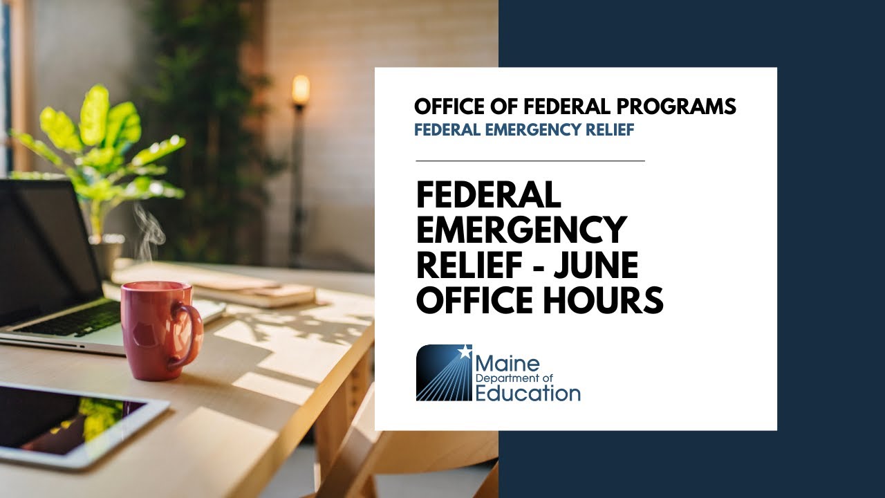 Federal Emergency Relief - September 2024 Office Hours - YouTube