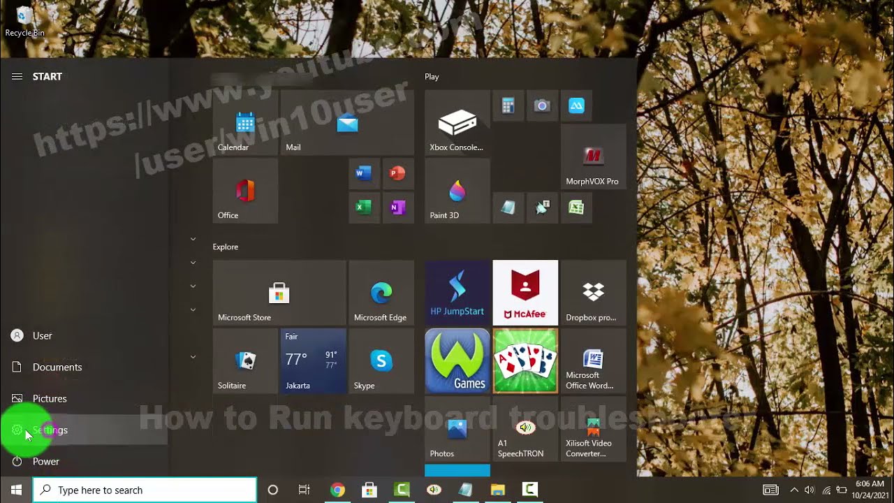 Windows 10 Home : How to Run keyboard troubleshooter - YouTube