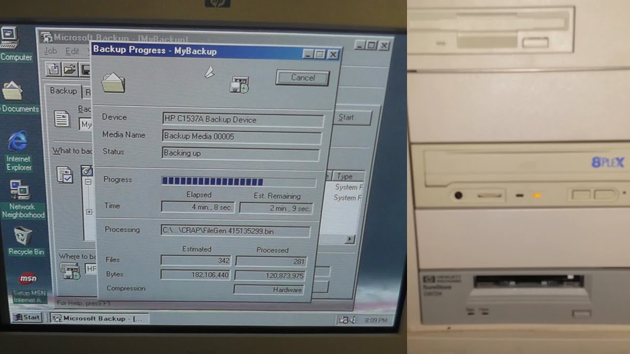Windows 98 Tape Backup, FAT32 Conversion, Downgrading, and Other Things ...