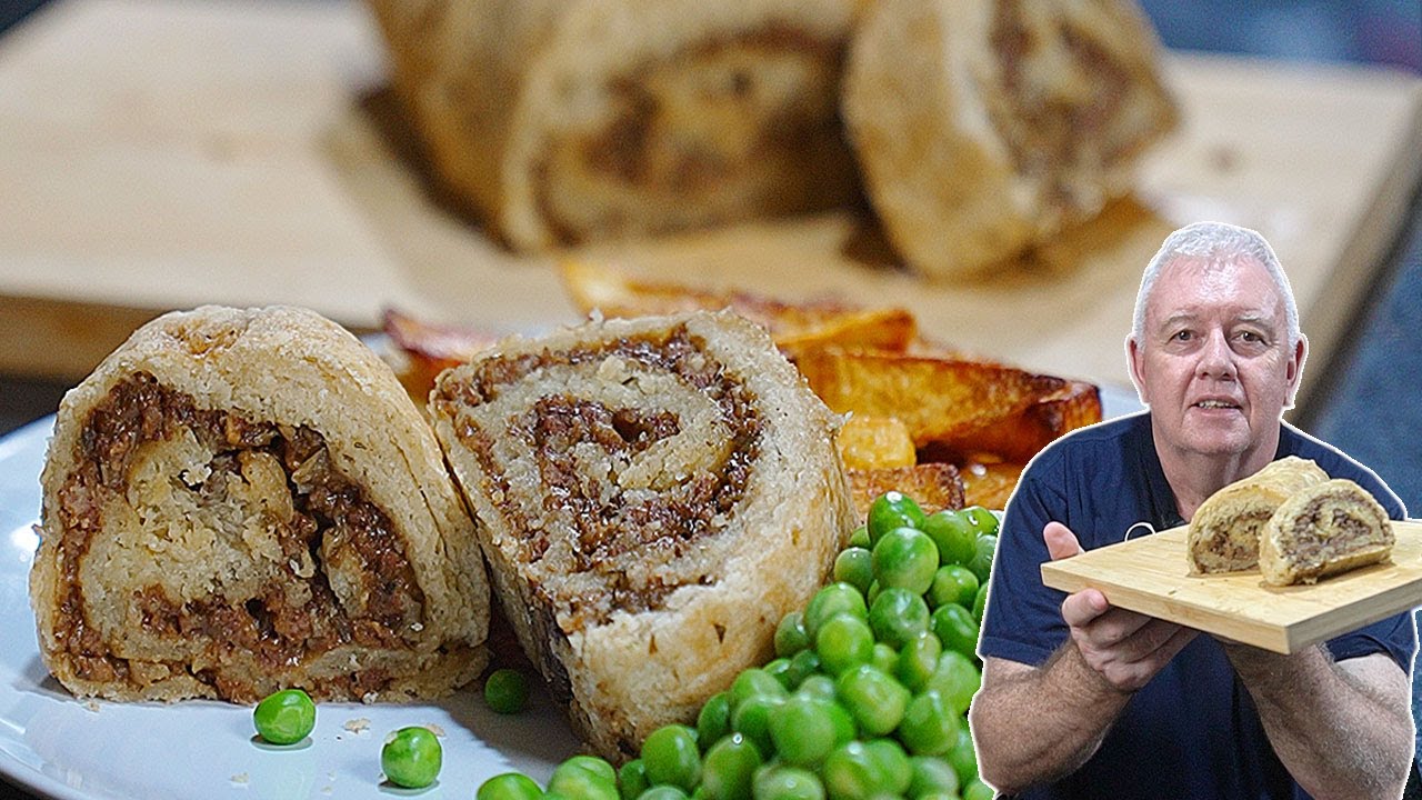 BRITISH RAG PUDDING - A Classic Northern Dish! - YouTube