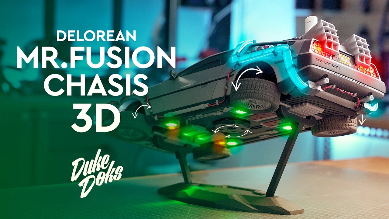 ☄️ MODS Back to the Future II / MR Fusion + Stand + Chasis vuelo - YouTube