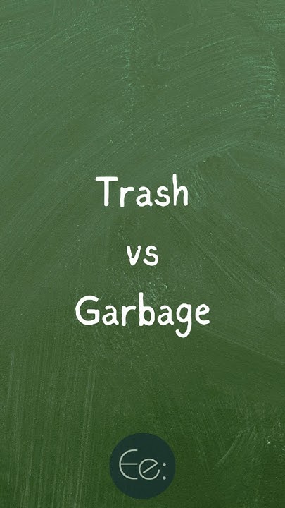 Trash vs Garbage 🗑️ What's the Difference? by English explained #words #difference #meaning # ...