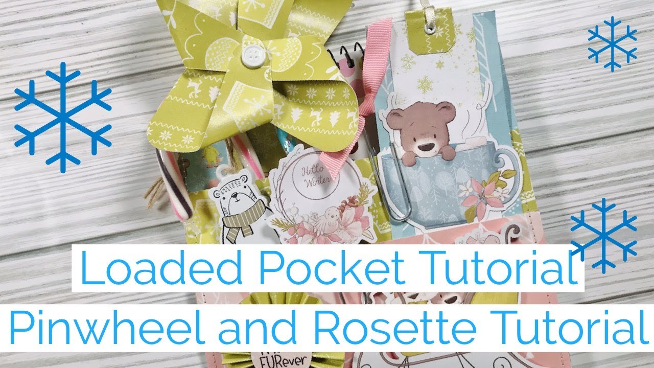 Loaded Pocket Tutorial with Pinwheel and Rosette Tutorial Lots of Ideas to add to Pockets Gift ...