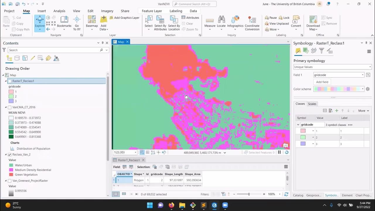 Raster to Polygon + Intersection - YouTube