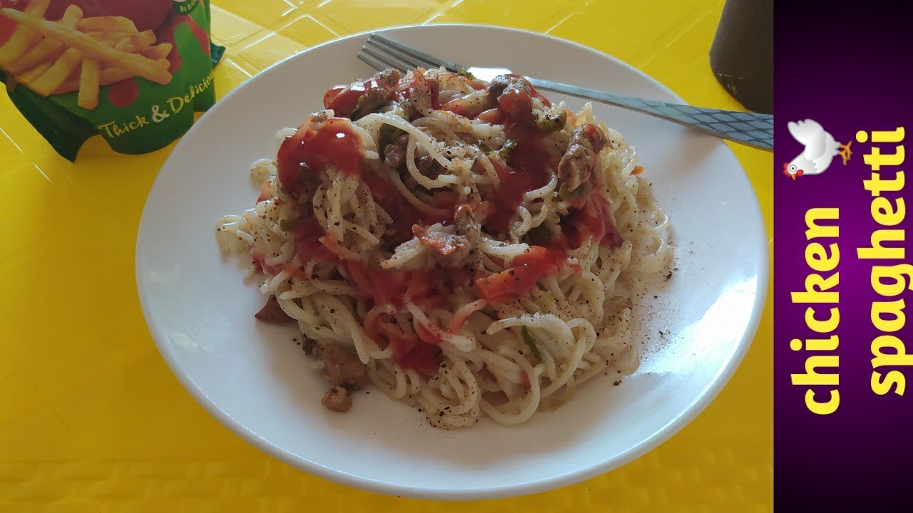 Chicken 🐔 spaghetti 🍝. Chinese recipe. Easy by kitchen with Ammara |How ...