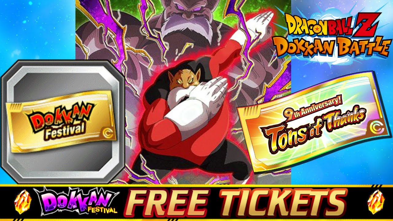 FREE TICKETS!!! Get These NOW! Dokkan Festival Toppo & Tons of Thanks ...