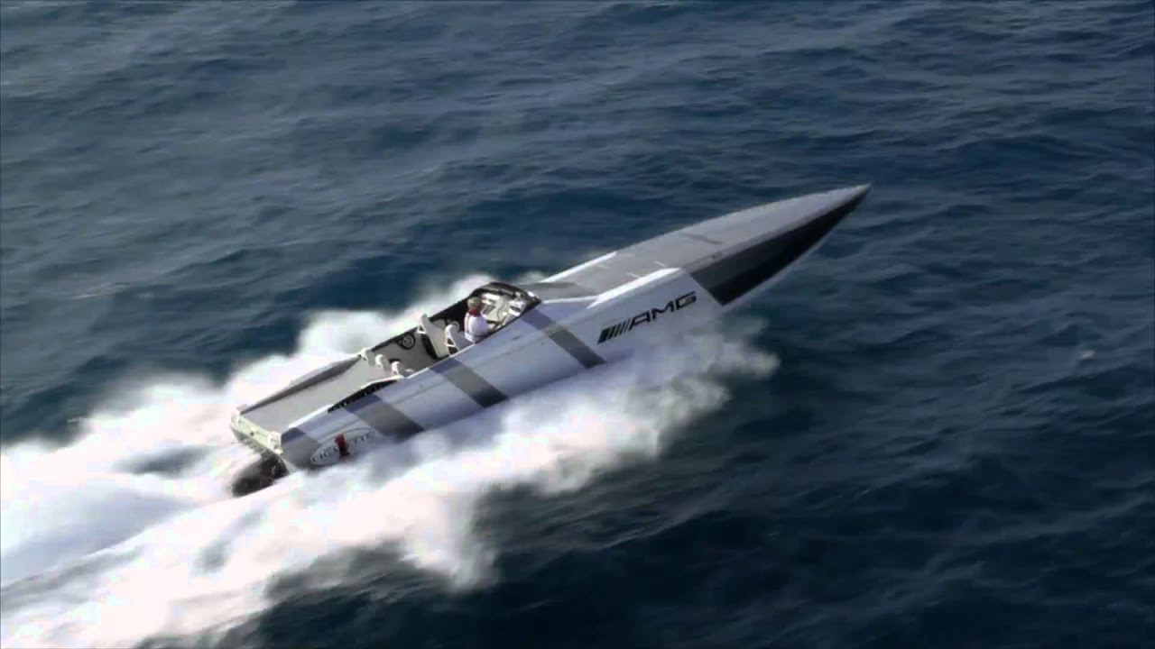 Cigarette Racing Team - 46 Rider XP "Inspired by AMG" - YouTube