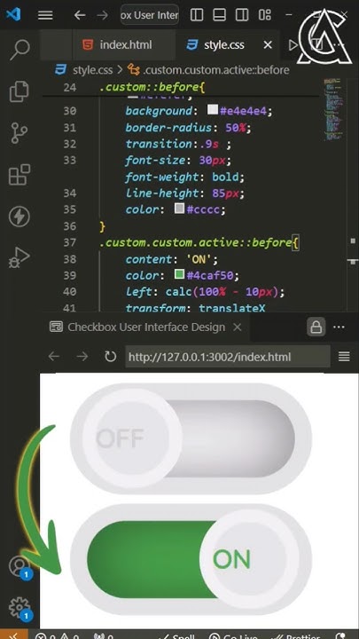 Sleek Checkbox User Interface Design With Javascript - YouTube