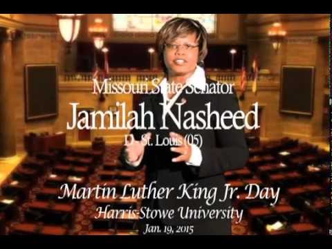 Senator Jamilah Nasheed Speaking at Martin Luther King Jr. Day - YouTube