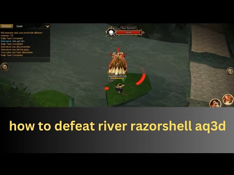 how to fight river razorshell in hearthwood forest hunt dungeon. TURTLE ...
