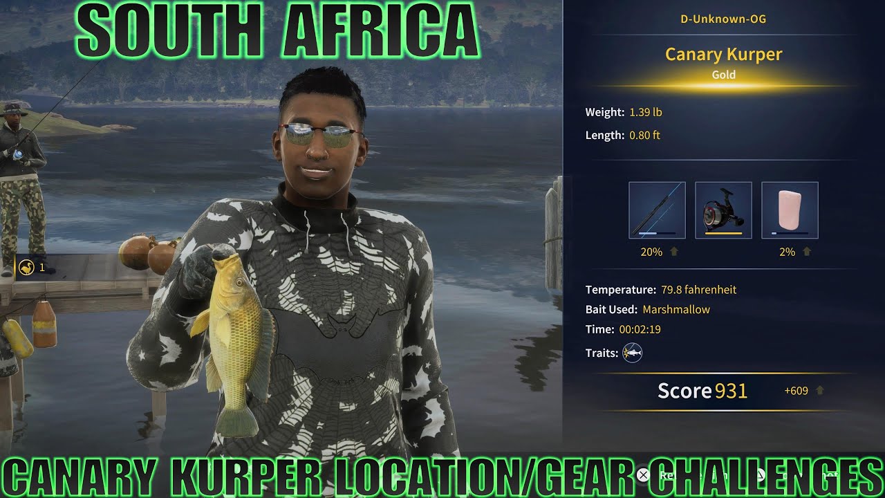 Carnary Kurper Location And Gear Challenges - Guide - South Africa ...