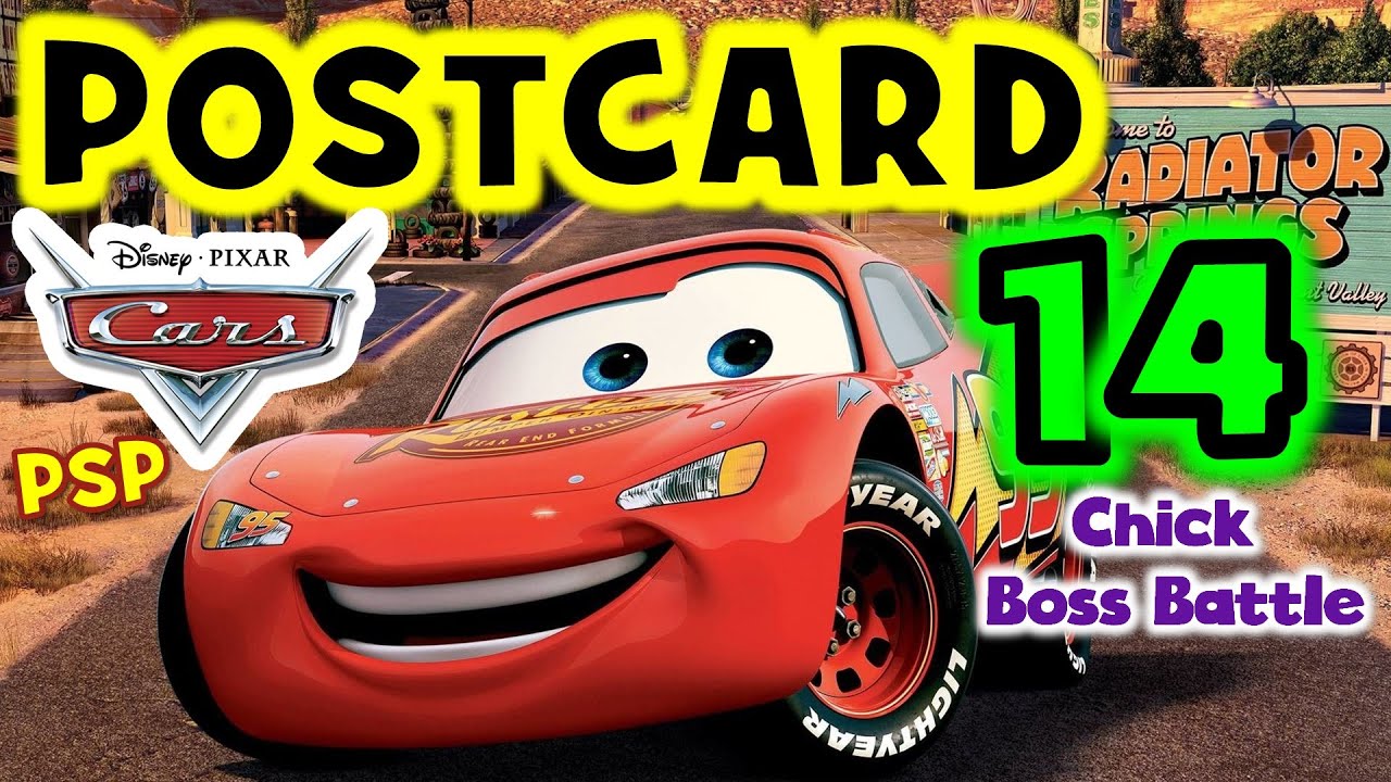 Disney Pixar Cars PSP (CHICK BOSS BATTLE) Postcard Rally Mode - Part 14 ...