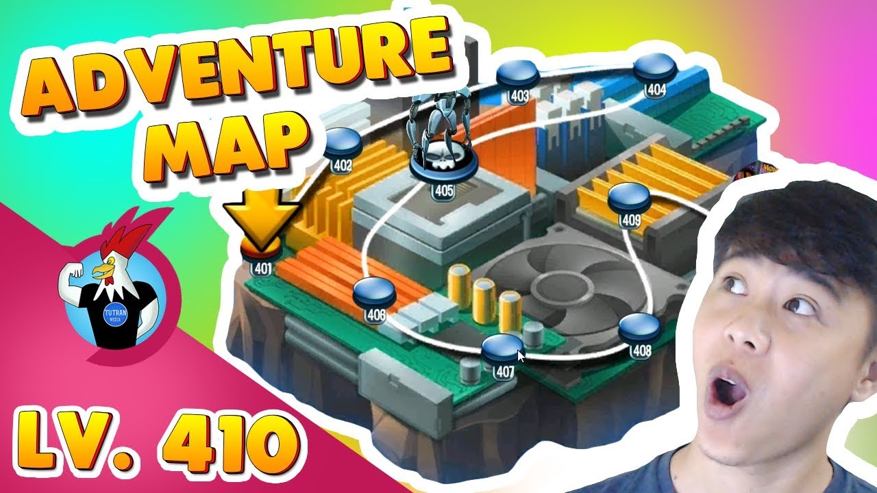Monster Legends: Adventure map level 401 to 410 - Arcade Boss - YouTube