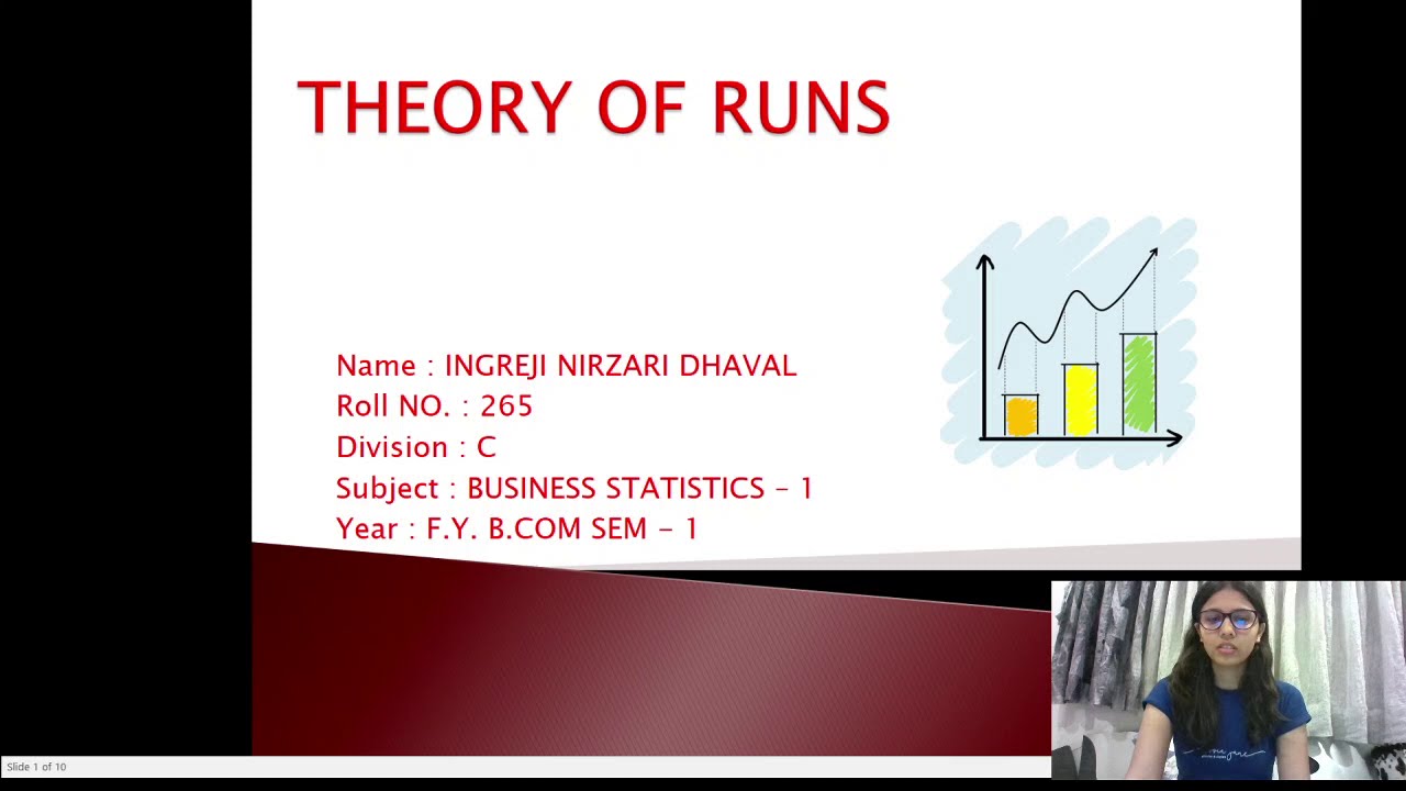 STATISTICS FOR BUSINESS(THEORY OF RUNS)#statistics #business #theory #theoryofrun - YouTube