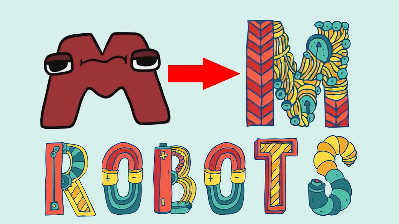 Alphabet Lore But It Is Robot Version - YouTube