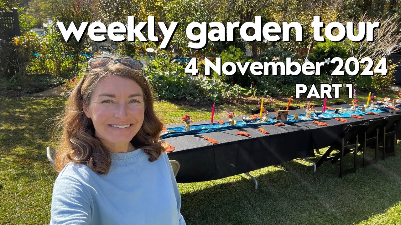Weekly Garden Tour 3 November 2024 part 1 - YouTube
