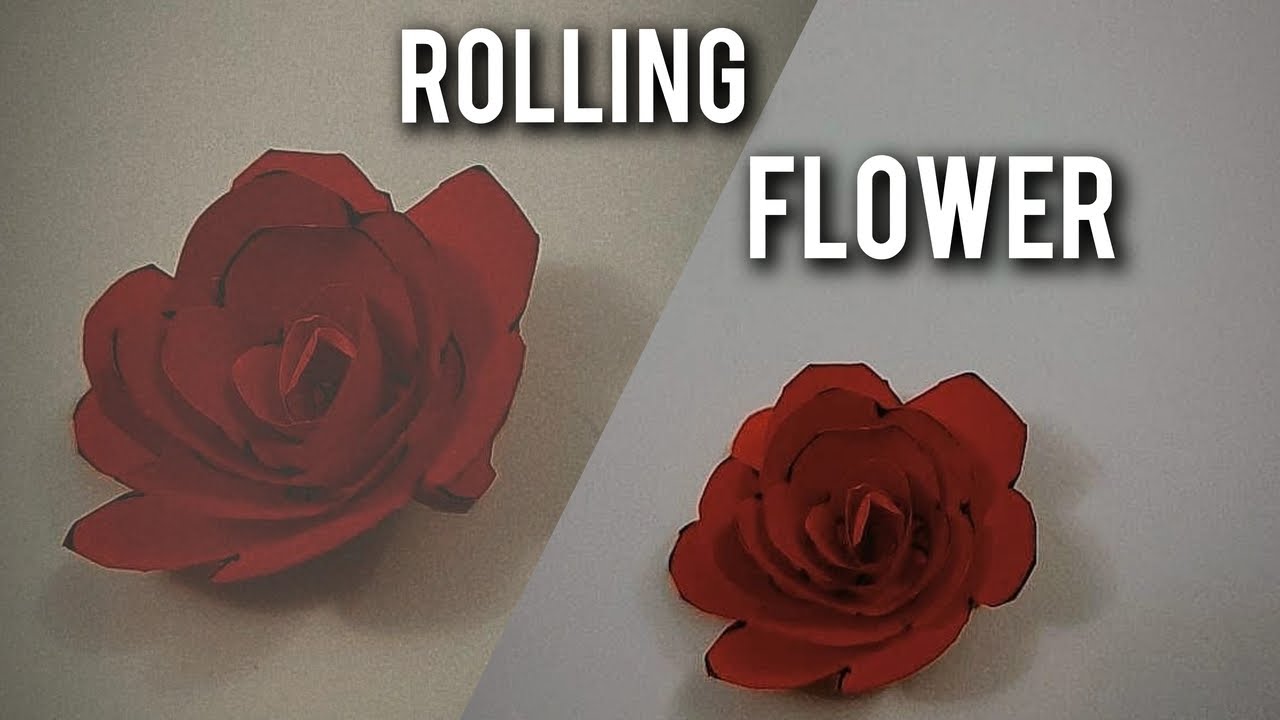 How To Make Rolling Flower | DIY Rolling Flower - YouTube