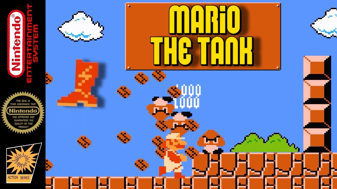 Mario The Tank - Hack of Super Mario Bros. [NES] - YouTube