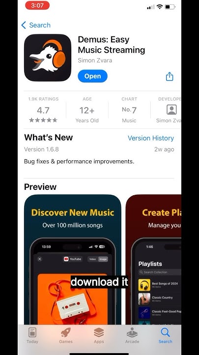 DEMUS : A free and lovely music streaming app - YouTube