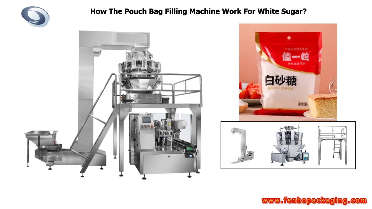 How The Pouch Bag Filling Machine Work For White Sugar? - YouTube