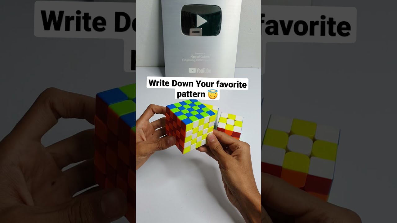 Checker Board Patterns | 3x3, 4x4, 5x5, Rubik's cube | - YouTube