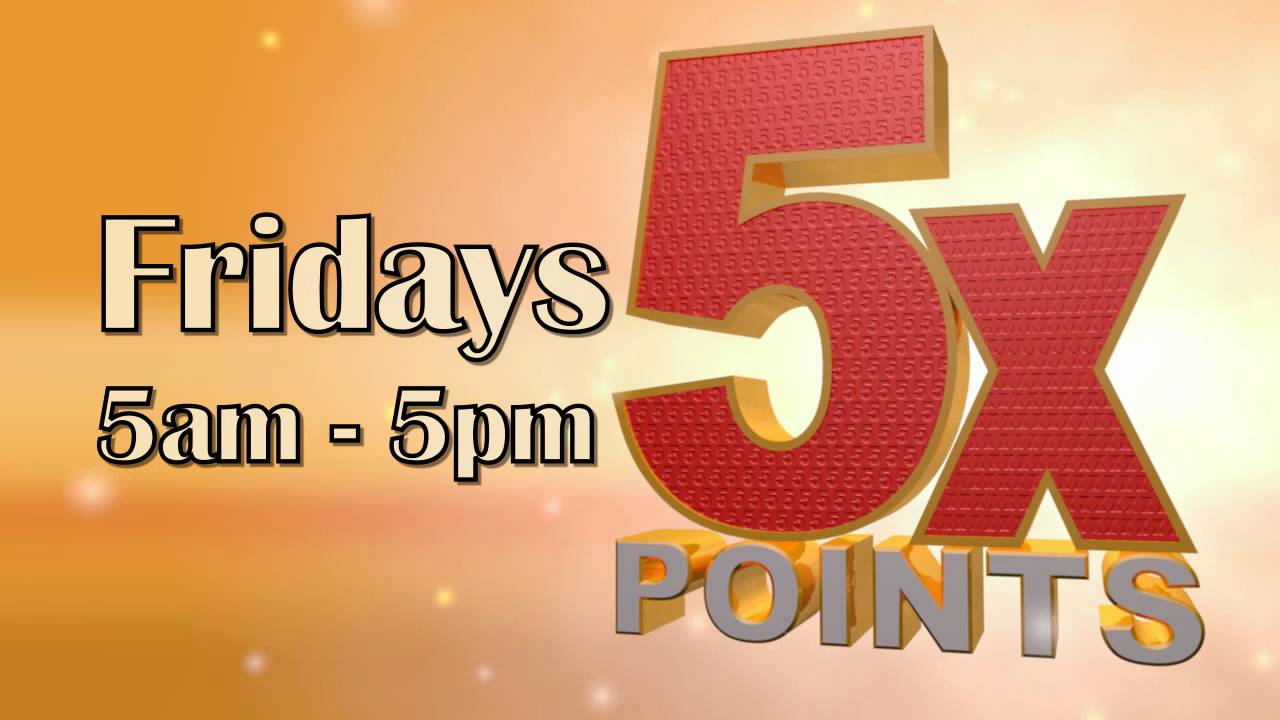 5X Points - YouTube