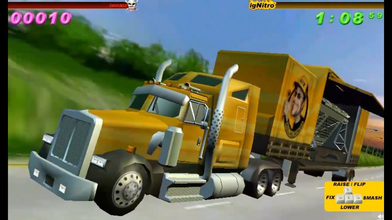 Juego de Autos 51 : Truck vs Police Car- RedLine Rumble 3 (Part-1 ...
