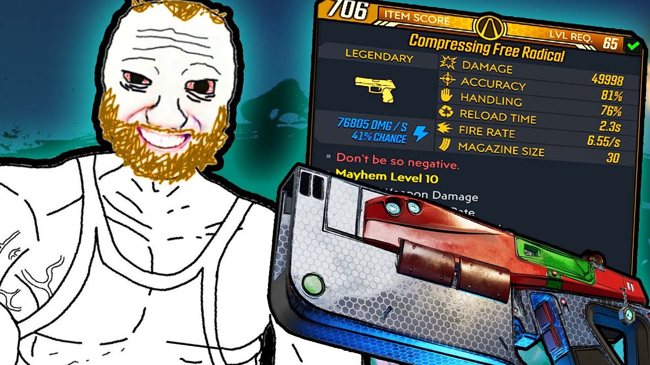 THE FREE RADICAL IS INSANE (Must have Maliwan Pistol!) - Borderlands 3 ...