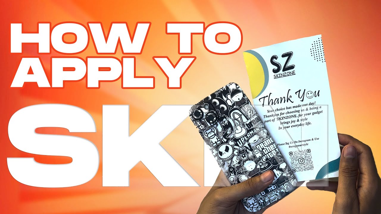 How to Apply Mobile Skins | SKINZONE Mobile Skins | Skinzone.com - YouTube