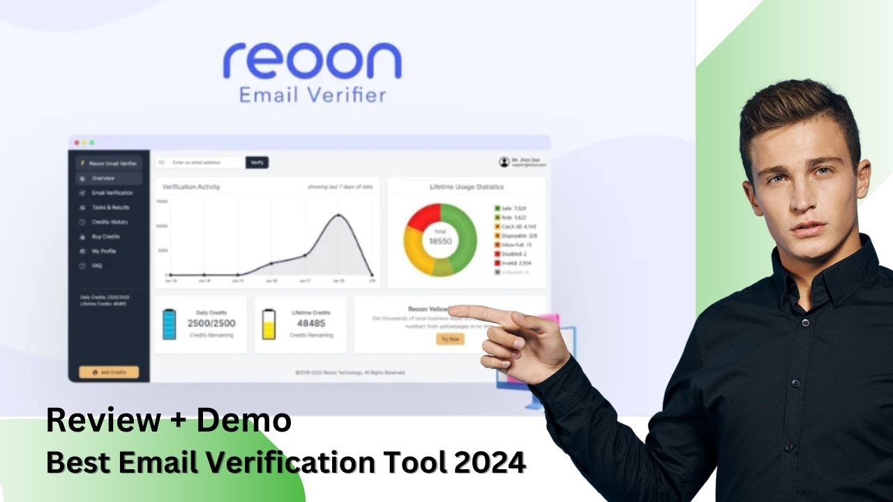 Reoon Email Verifier Review + Demo 2024-Best Email Verification Tool ...