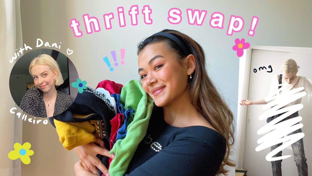 MYSTERY *THRIFT SWAP* (making a mystery thrift box & swapping with DANI ...