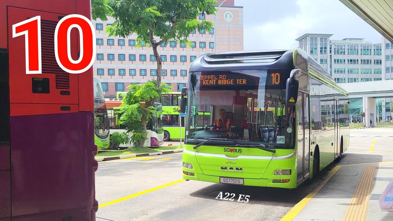 SG1701S - SBS Bus Service 10 [MAN NL323F (Euro V) (Batch 3)] - YouTube